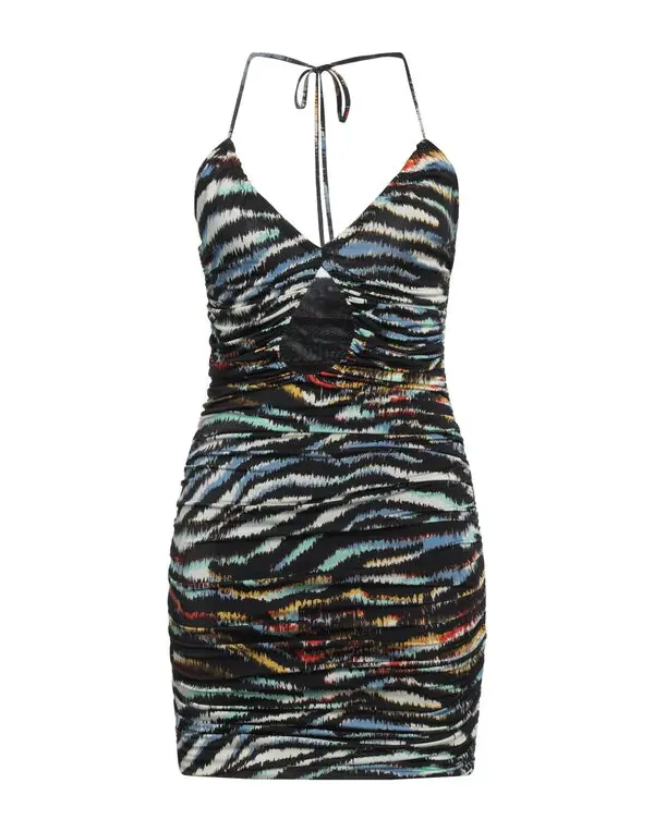 Just Cavalli Mini Dress With Zebra Print