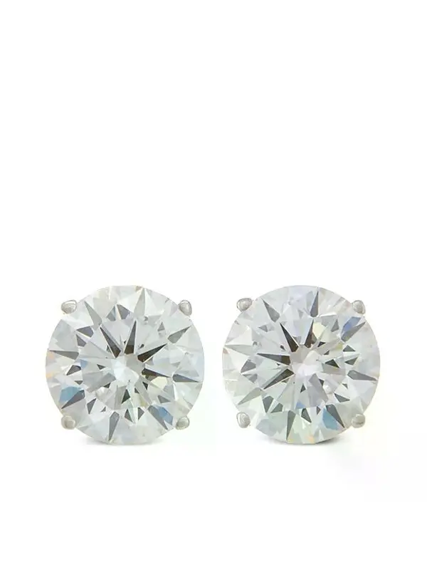 TILLA 14kt Yellow Diamond Stud Earrings - Gold
