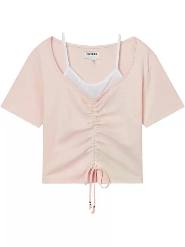 MUSIUM DIV. Layered T-shirt - Pink