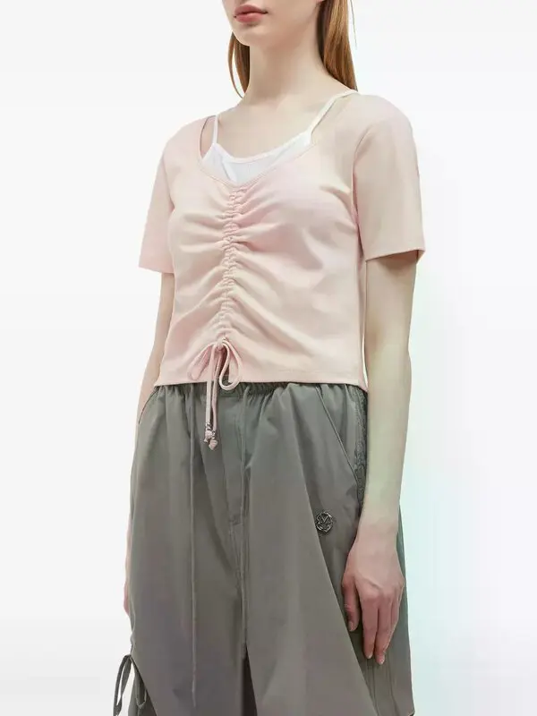 MUSIUM DIV. Layered T-shirt - Pink