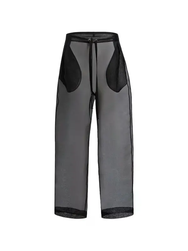 Khaite Silk Trousers - Black
