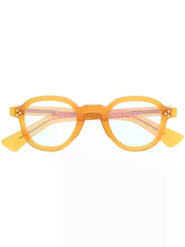 LESCA Round-frame Glasses - Orange