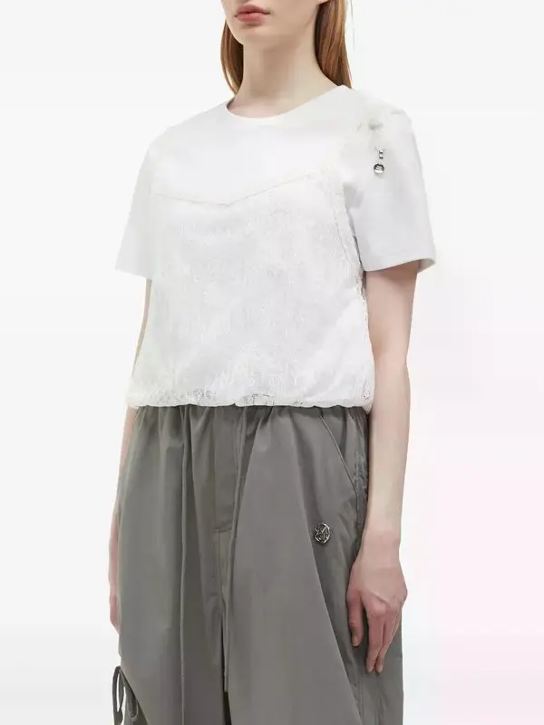 MUSIUM DIV. Layered Top - White
