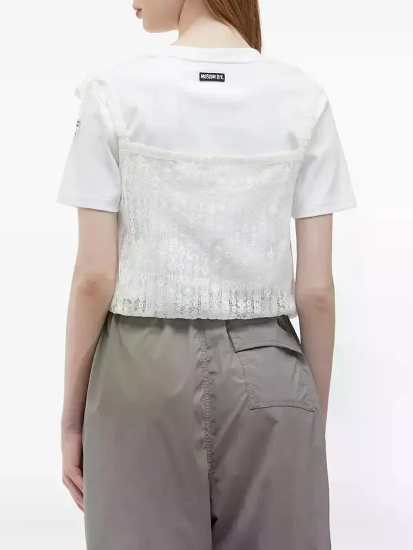 MUSIUM DIV. Layered Top - White