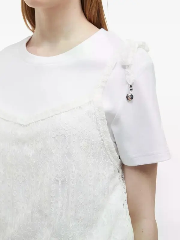 MUSIUM DIV. Layered Top - White