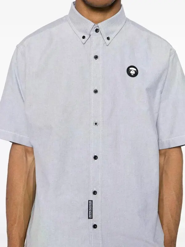 AAPE BY *A BATHING APE® Logo-patch Shirt