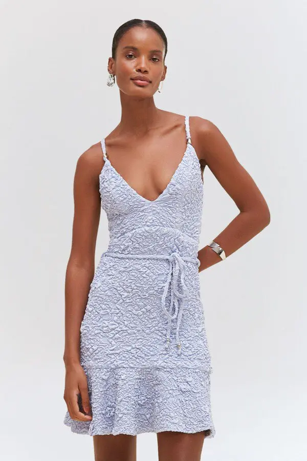 PatBO Papillon Jacquard Mini Dress