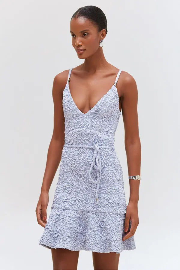 PatBO Papillon Jacquard Mini Dress