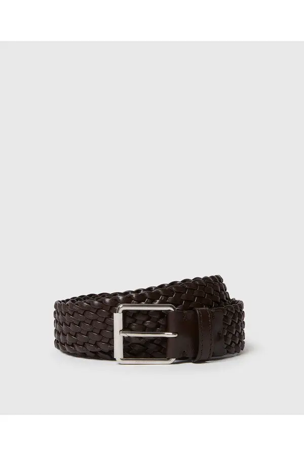 Stella McCartney Woven Buckle Belt - Denim