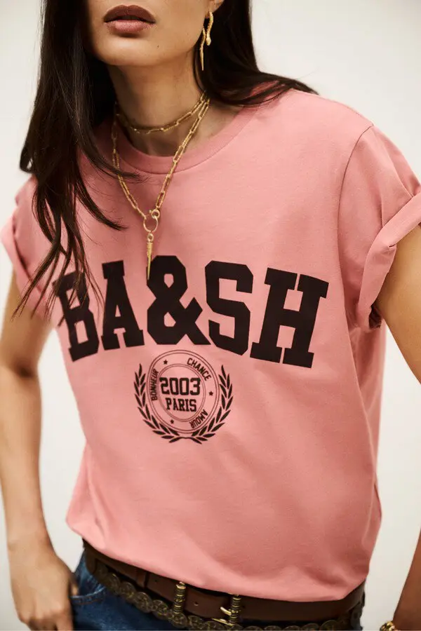 Ba&sh Ioni Short-sleeve T-shirt - Pink