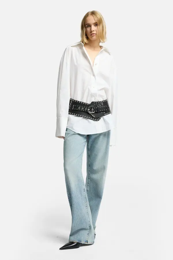 7 For All Mankind Poplin Oversized Shirt