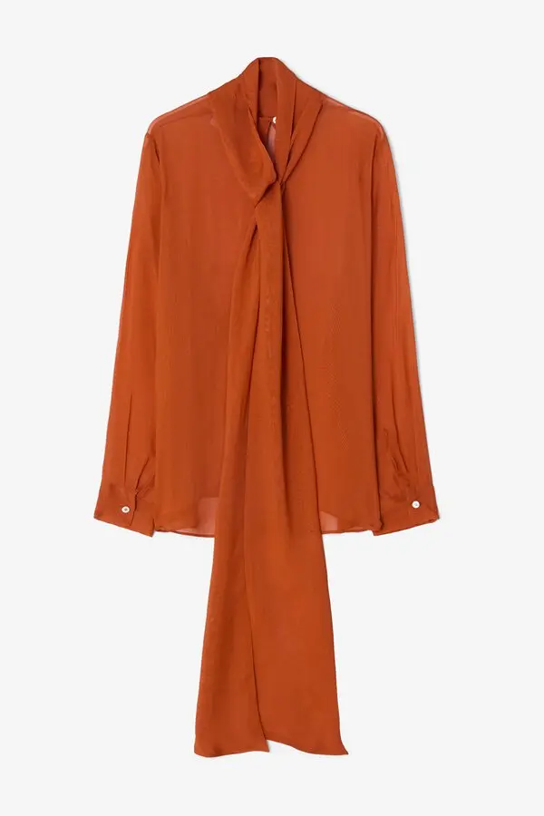 HOUSE OF DAGMAR Scarf Blouse