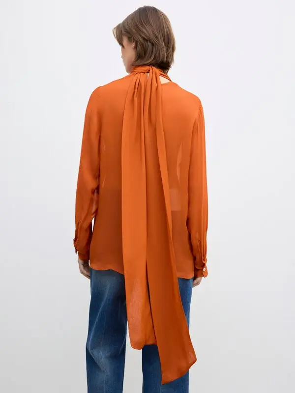 HOUSE OF DAGMAR Scarf Blouse