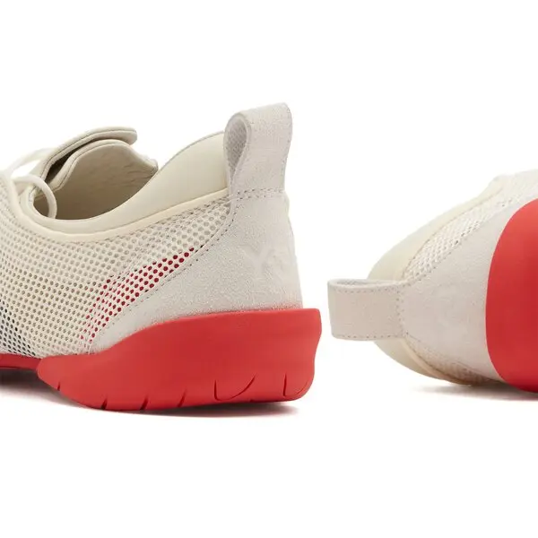 Y3 Regu Mesh Sneakers - Beige/red