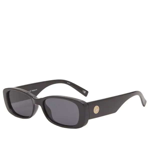 Le Specs Unreal Rectangle Sunglasses - Black