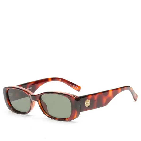 Le Specs Unreal Rectangle Sunglasses - Toffee Tort
