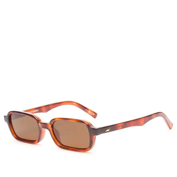 Le Specs Pilferer Rectangle Sunglasses - Toffee Tort