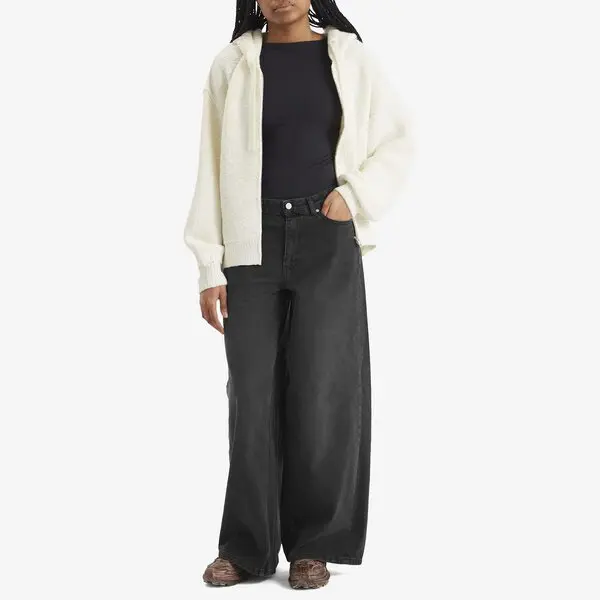 REPRESENT High Rise Wide Leg Jeans
