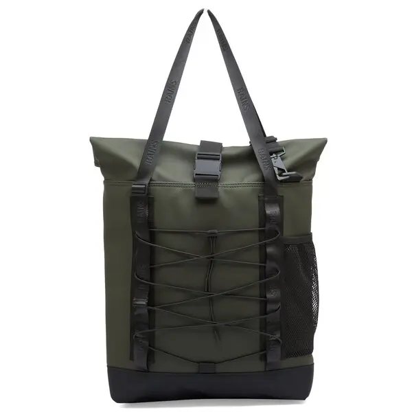 Rains Trail Rolltop Tote Bag - Green