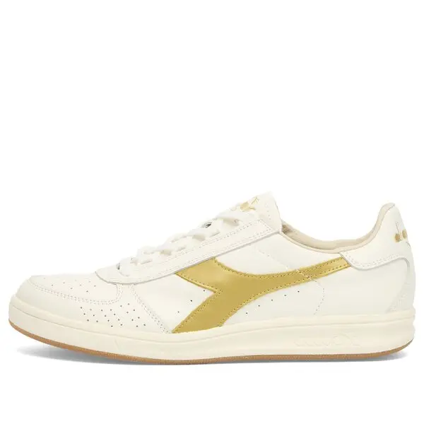 DIADORA B.elite '84 Leather Sneakers - White/gold