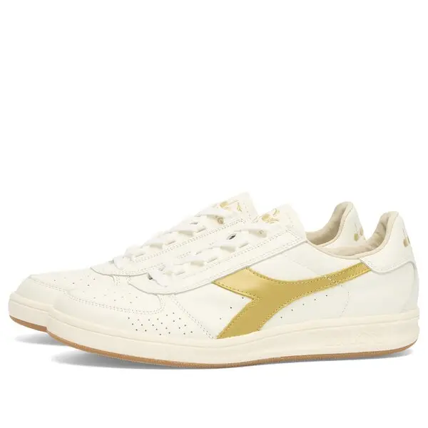 DIADORA B.elite '84 Leather Sneakers - White/gold