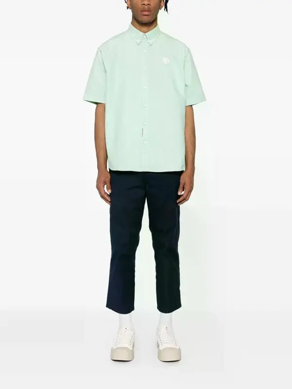 AAPE BY *A BATHING APE Aapenow Moonface-logo Shirt - Green