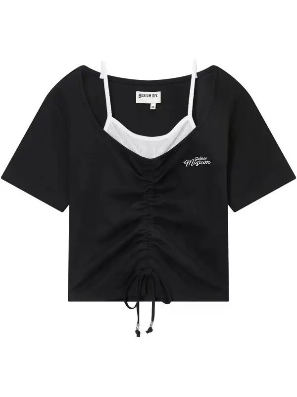 MUSIUM DIV. Layered T-shirt - Black