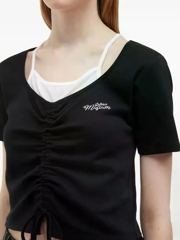 MUSIUM DIV. Layered T-shirt - Black