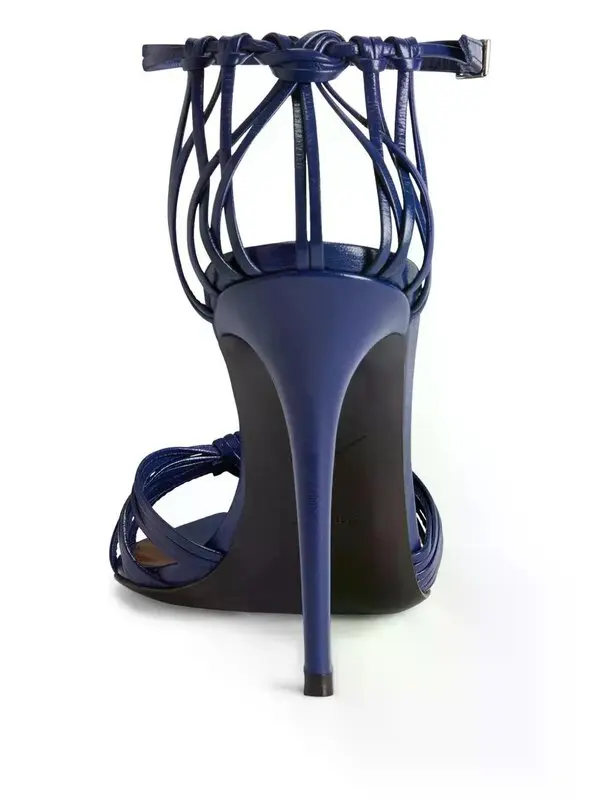 GIUSEPPE ZANOTTI 105mm Intriigo Knot Sandals - Blue