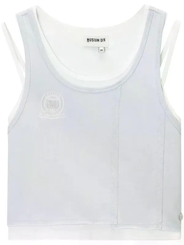 MUSIUM DIV. Layered Tank Top - Blue