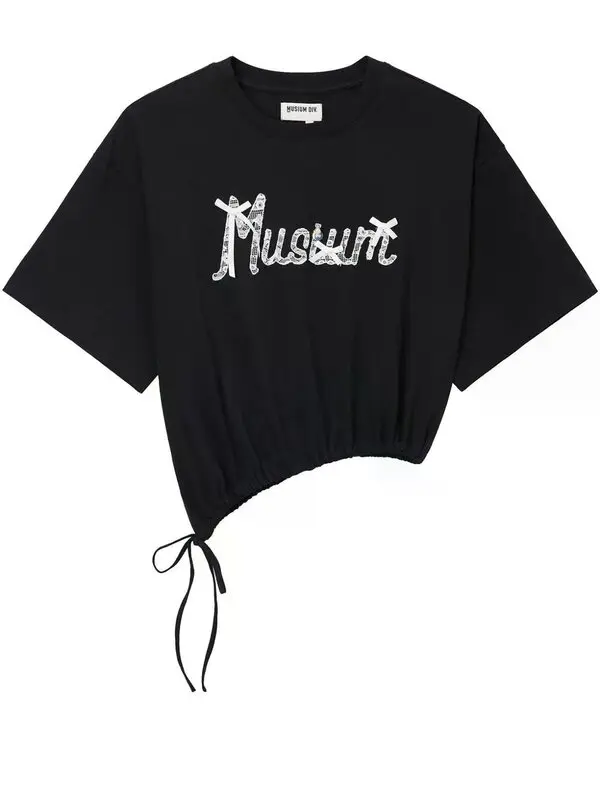MUSIUM DIV. Logo-embroidered T-shirt