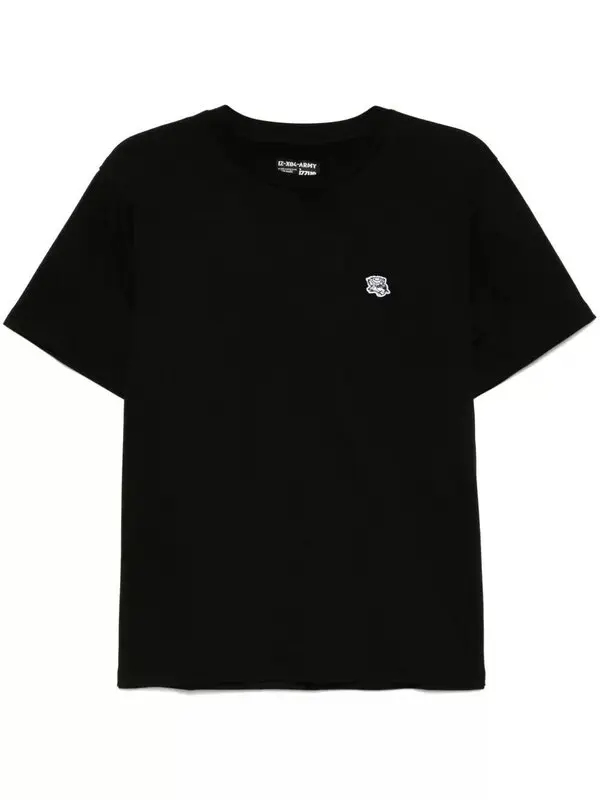 Izzue Logo-patch T-shirt - Black