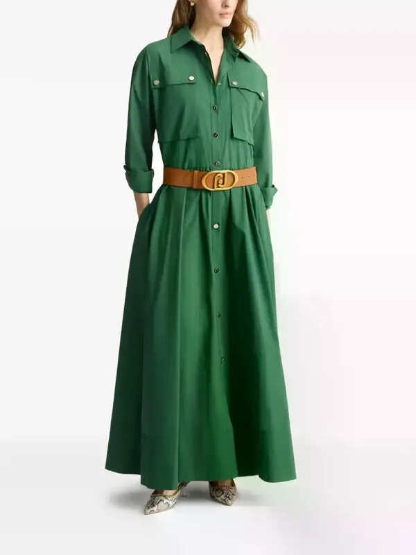Liu Jo Button-front Utility Maxi Dress
