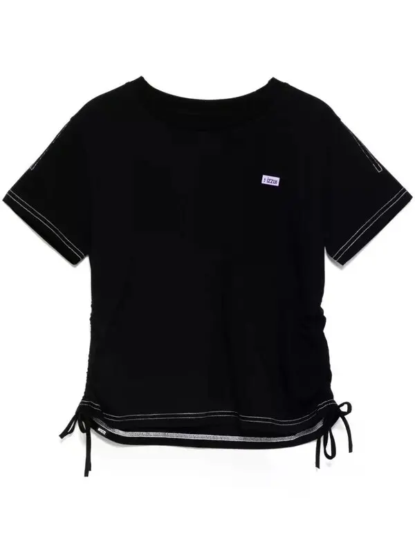 Izzue Logo-patch T-shirt - Black