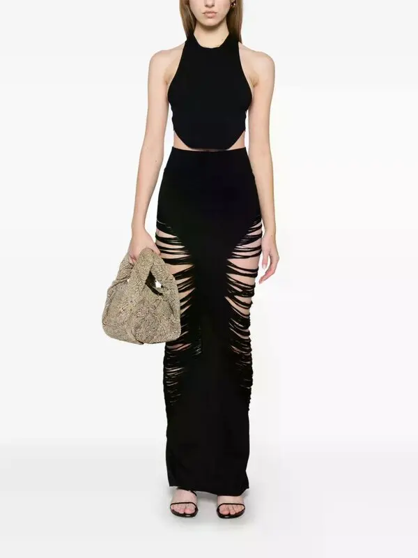 Philosophy Di Lorenzo Serafini Open-back Crop Top