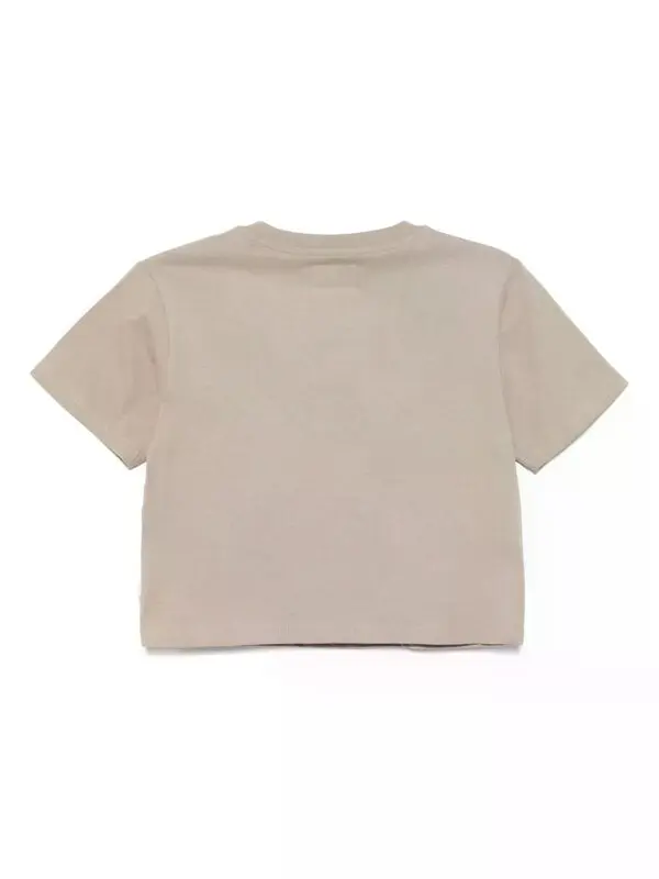 Izzue Embroidered T-shirt - Neutrals