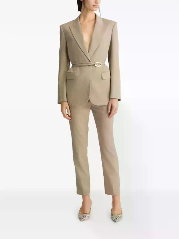 Liu Jo High-rise Tailored Trousers - Neutrals