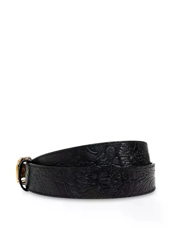 Versace Medusa Embossed Leather Belt