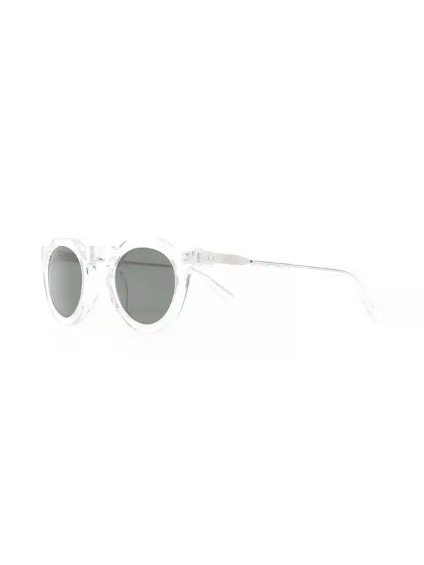 LESCA Pica Round-frame Sunglasses