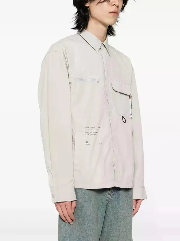 Izzue Utility Shirt Jacket - Grey