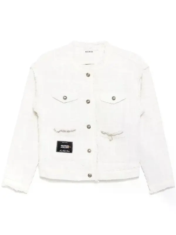 MUSIUM DIV. Tweed Jacket - White