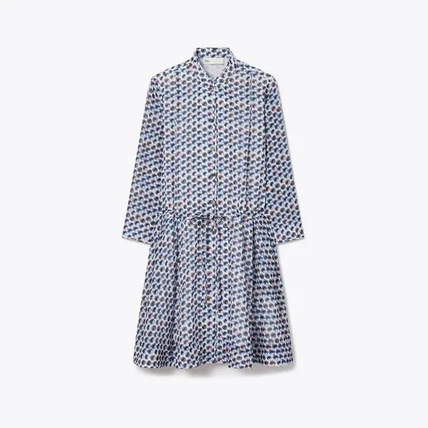 Tory Burch Printed Mini Shirtdress