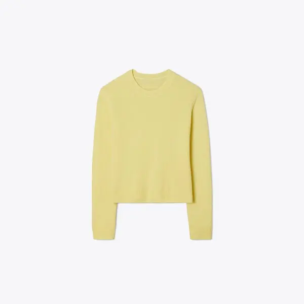 Tory Burch Cashmere Silk Sweater - Soft Lumen