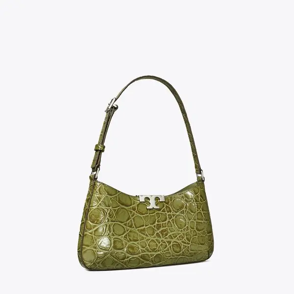 Tory Burch Eleanor Croc-embossed Slim Shoulder Bag