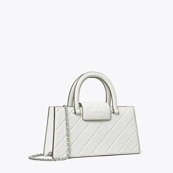 Tory Burch Fleming East-west Tote - Blanc