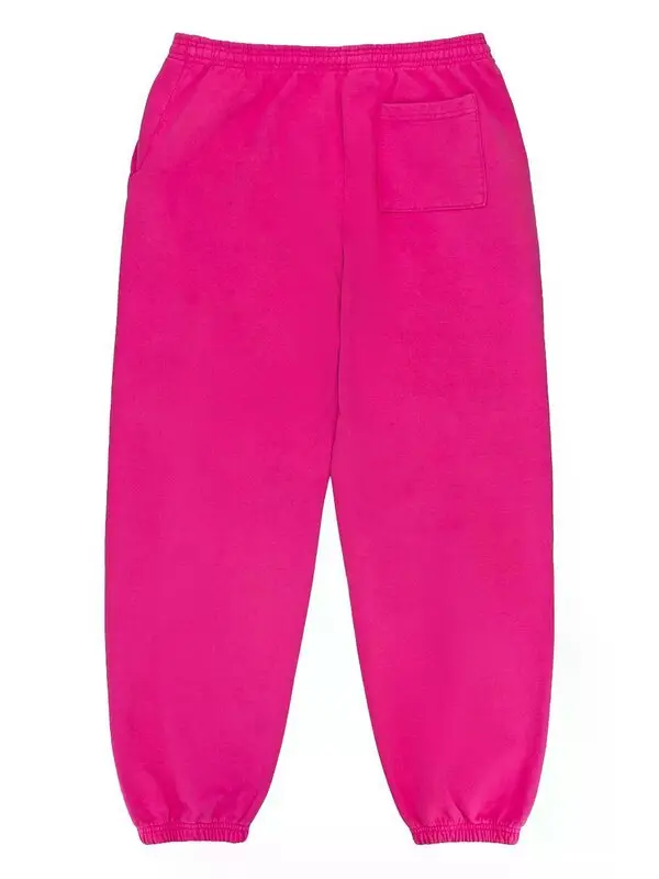 SP5DER Logo-print Magenta Track Pants