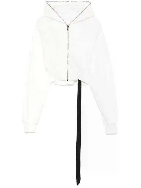Rick Owens Collage Gimp Hoodie - White