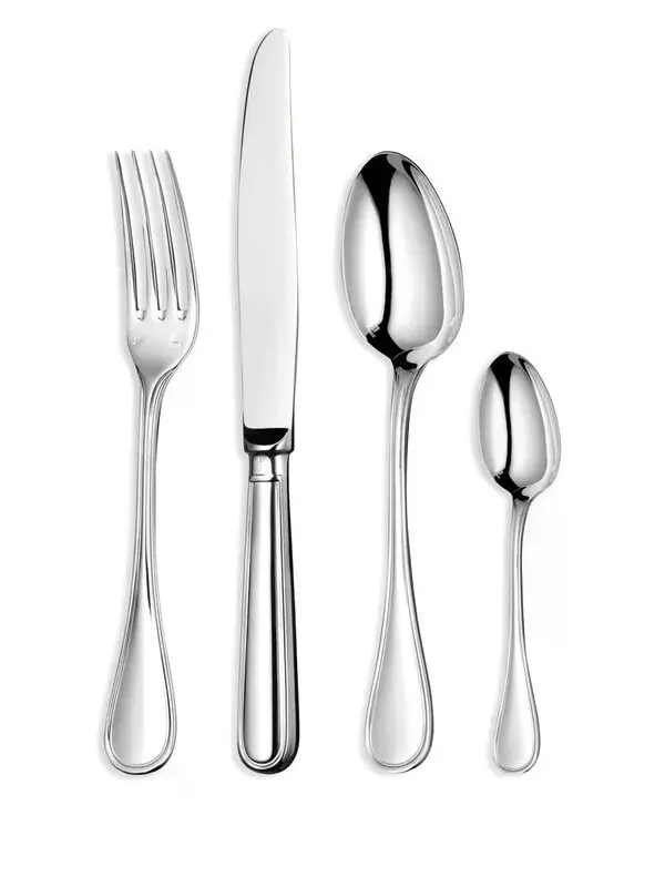 Christofle Albi Acier 24-piece Flatware Set - Silver