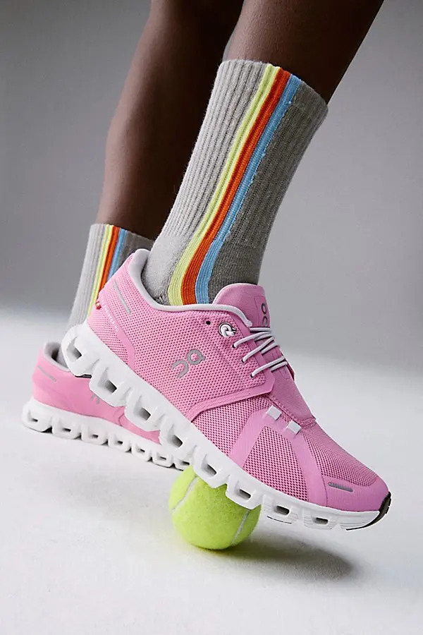 On Cloud 6" Low-top Lace-up Sneakers - Raspberry