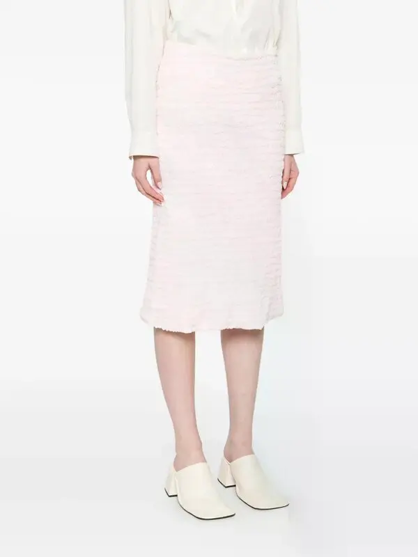JIL SANDER Crepe Jersey Midi Skirt